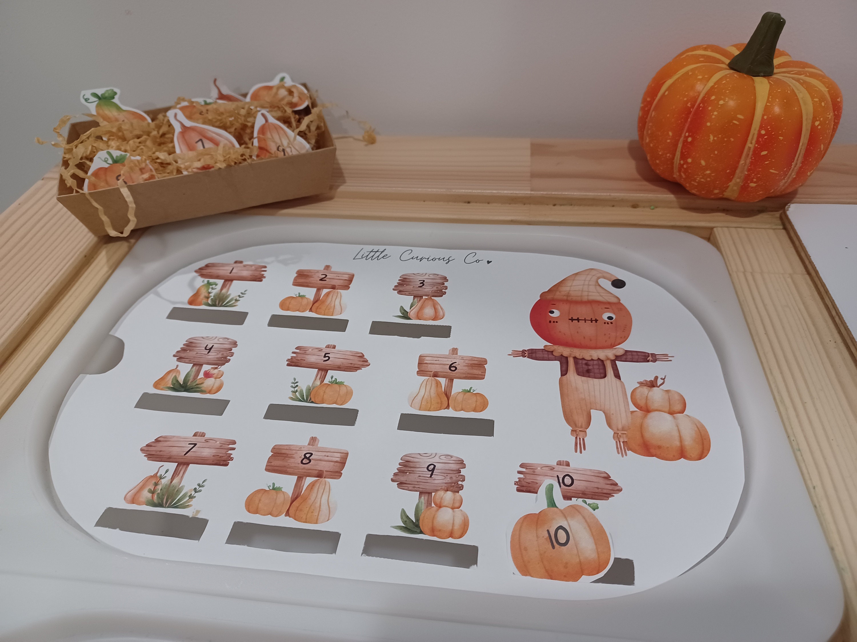 Printable Trofast Flisat Lid Insert Montessori Learn Numbers - Etsy