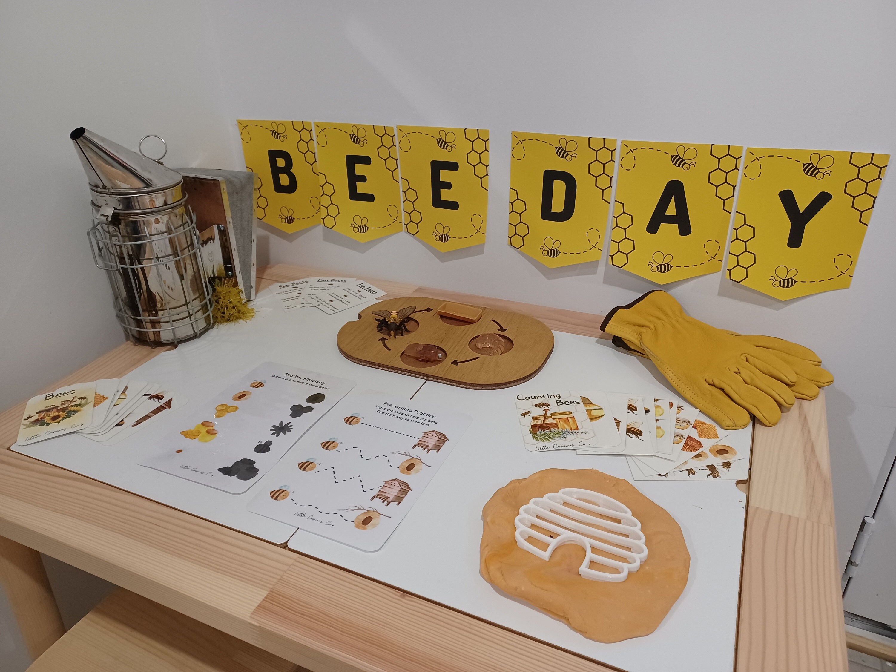 Printable Preschool Learning Bundle Montessori Learn Bees - Etsy