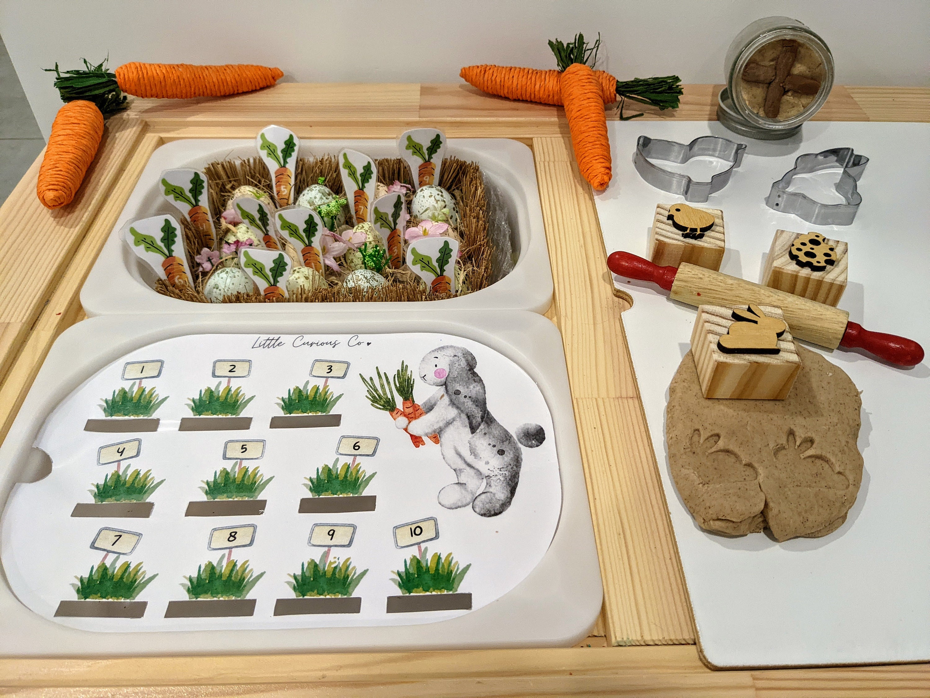 Printable Trofast Flisat Lid Insert Easter Game Homeschool - Etsy