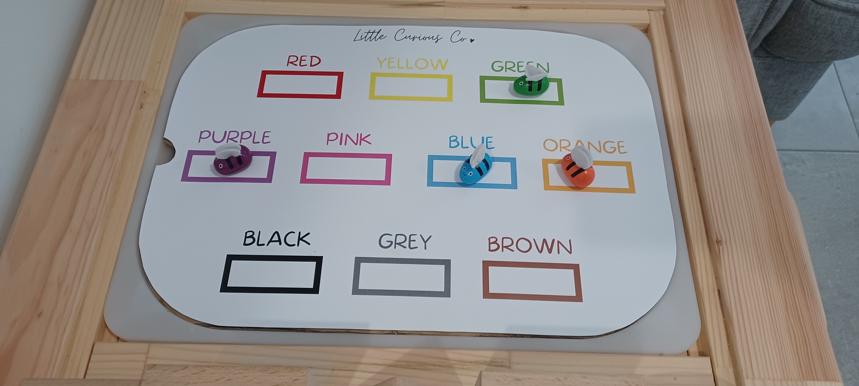 Printable Trofast Flisat Lid Insert Montessori Learn Colours - Etsy