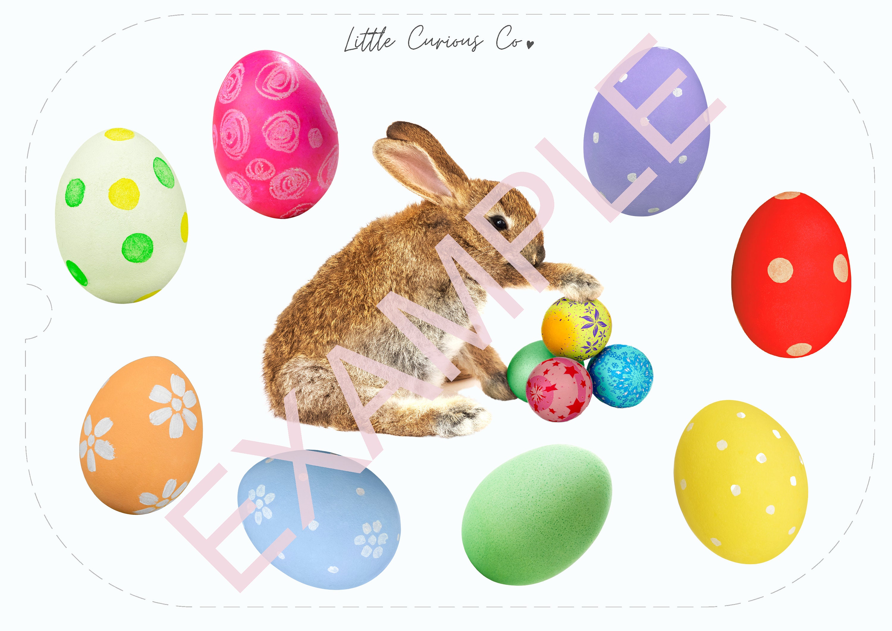 Printable Trofast Flisat Lid Insert, Easter Colour Sorting Game, Learn ...