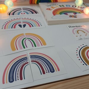 Rainbow Matching Cards, Preschool Curriculum, Homeschool Learning ...