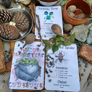 Bundle Printable Mud Kitchen Junior Potion Card, Homeschool Learning ...