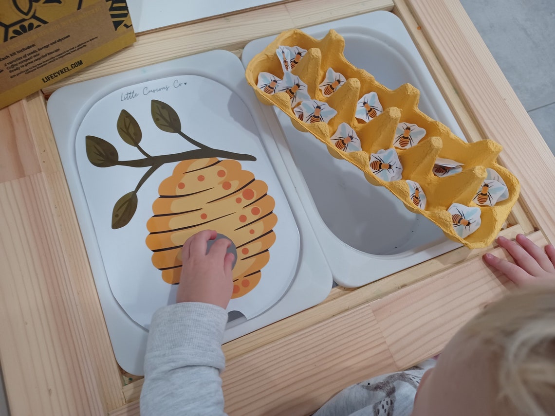 Printable Trofast Flisat Lid Hive Insert Montessori Post - Etsy