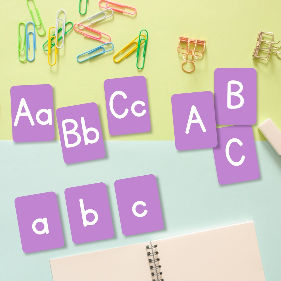 Printable Alphabet Montessori Cards, Preschool Curriculum, Homeschool ...