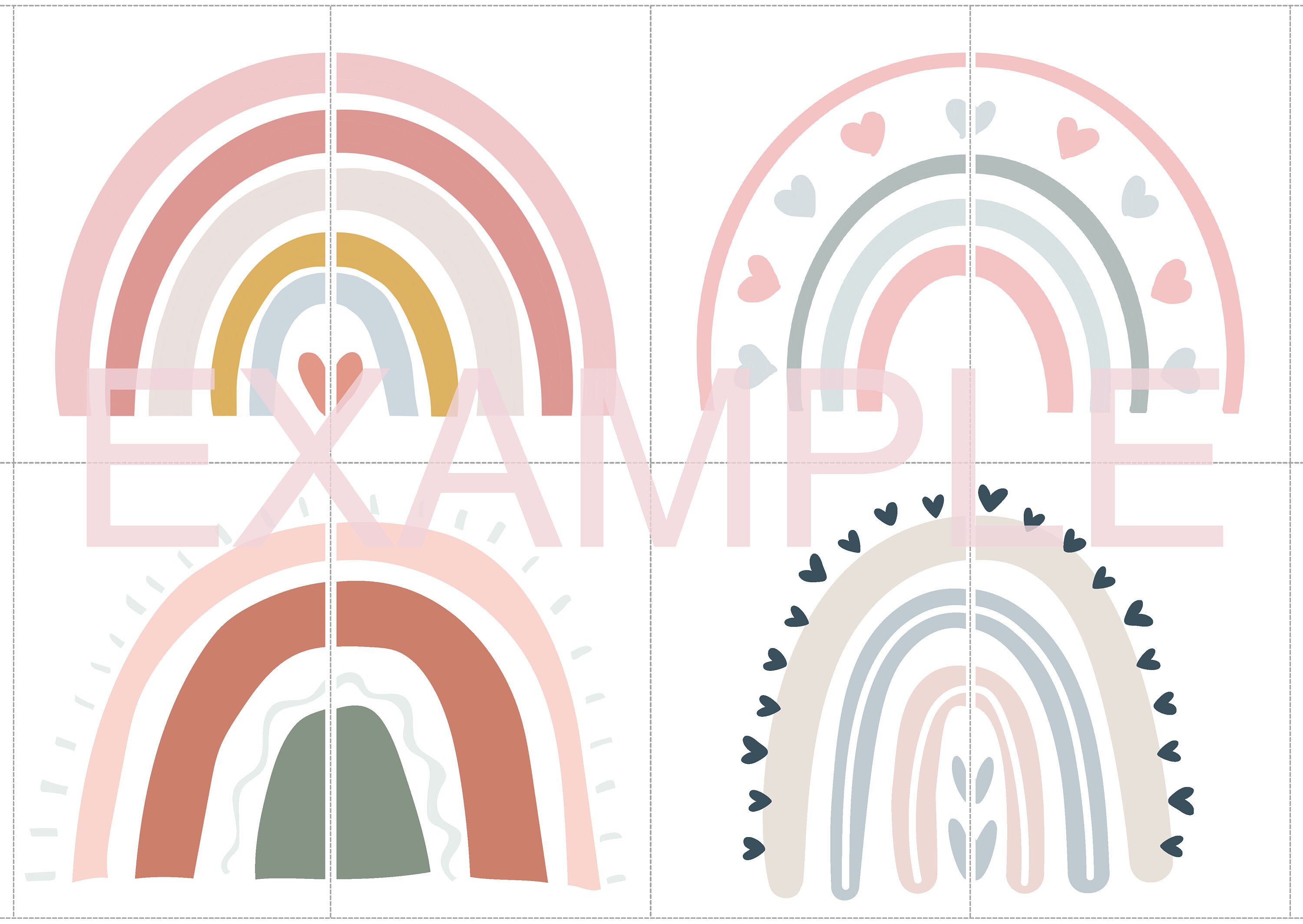 Rainbow Matching Cards Preschool Curriculum Homeschool - Etsy