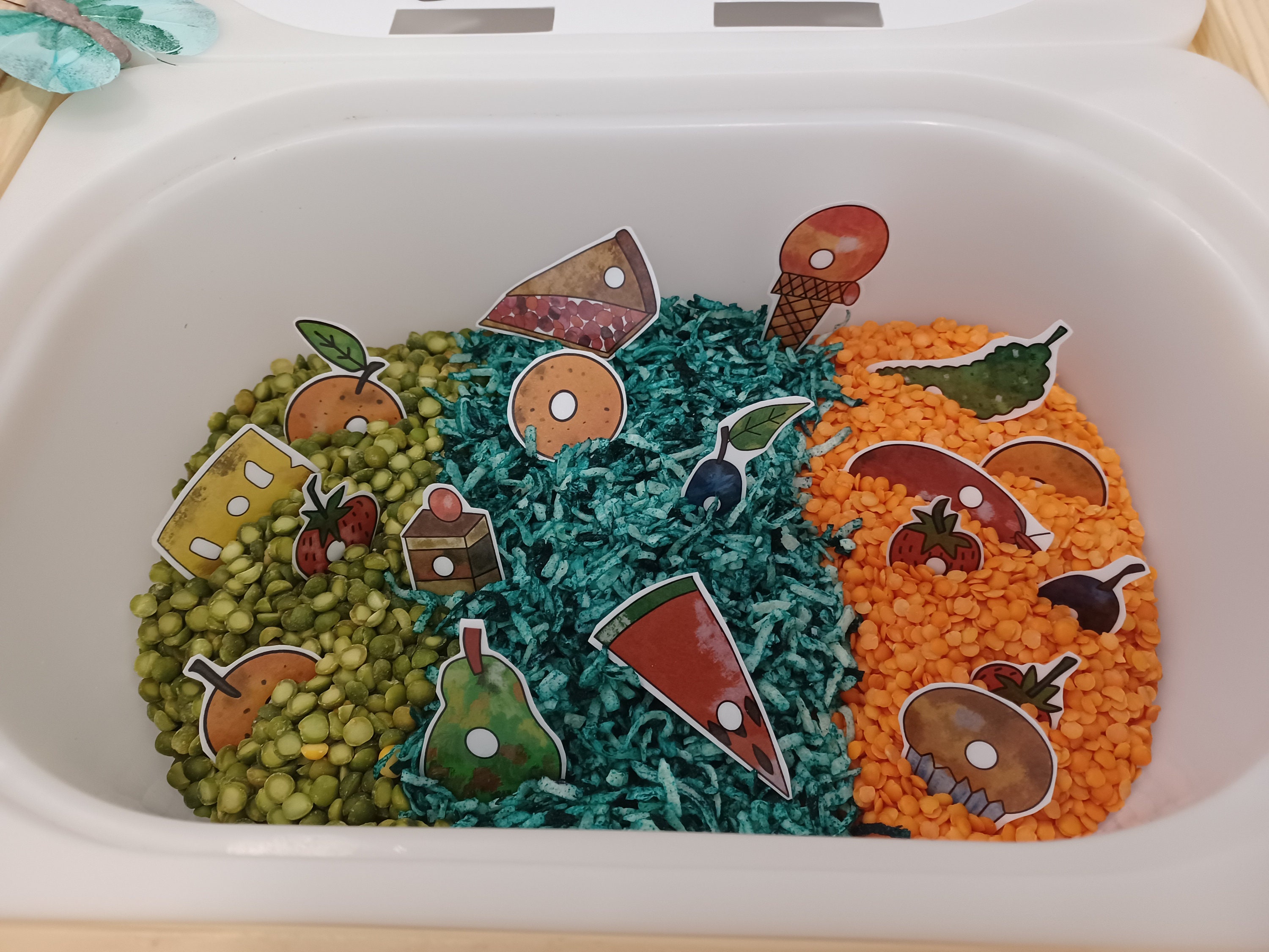 Hungry Caterpillar Ikea Trofast Flisat Insert, Food Sorting Game ...