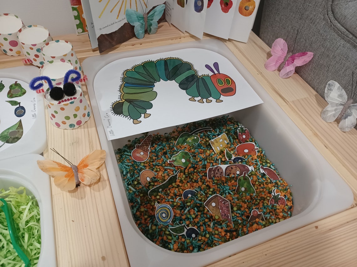 Printable Trofast Flisat Lid Insert, the Very Hungry Caterpillar ...