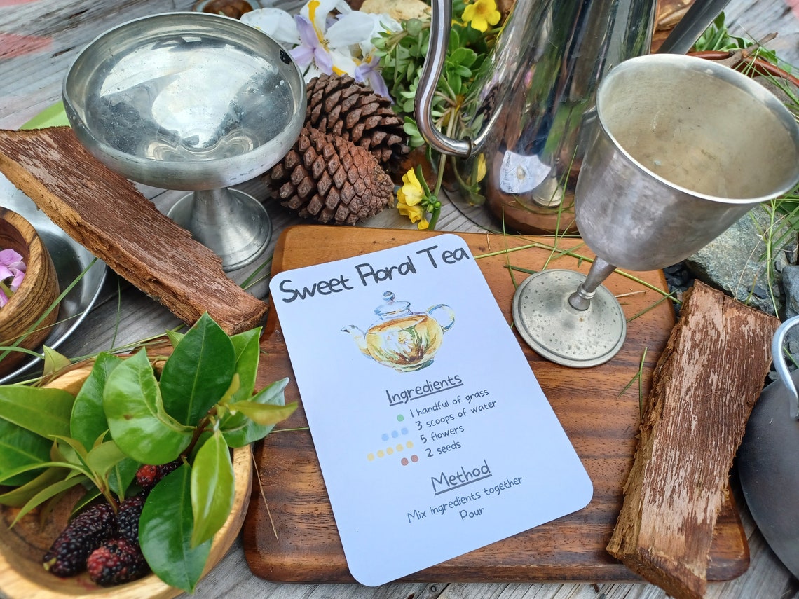 Printable Mud Kitchen Cards Homeschool Learning Numbers | Etsy