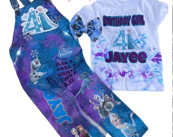Frozen Overalls - Etsy