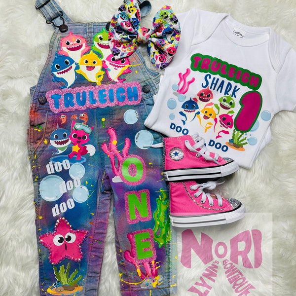 Baby Shark Birthday Outfit - Etsy