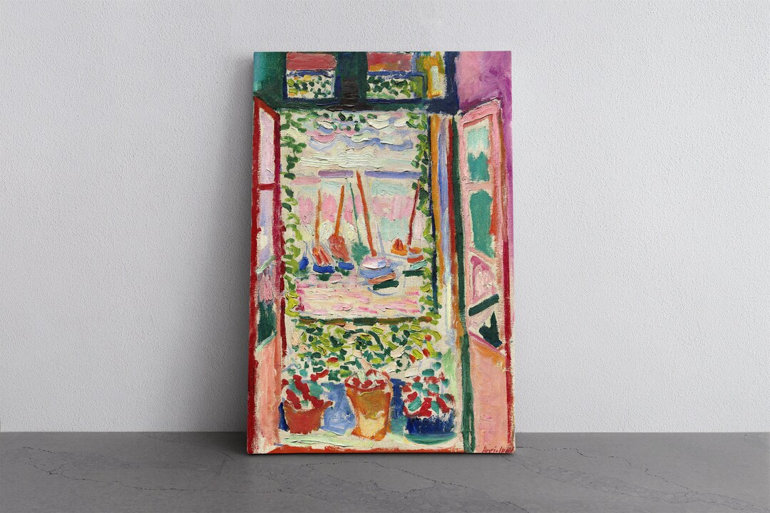 The Open Window by Henri Matisse Reproduction Modern Decor Wall Art ...
