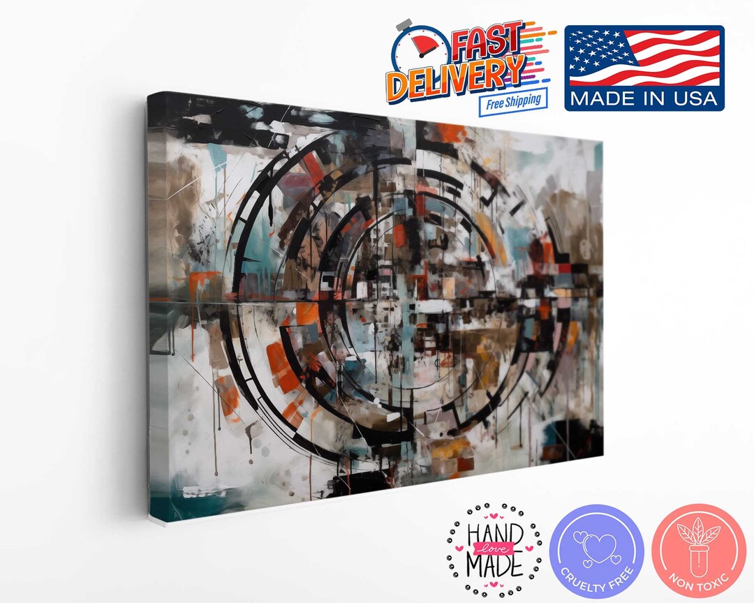 Power Source Graffiti Street Art Motivational Wall Canvas Print Art ...