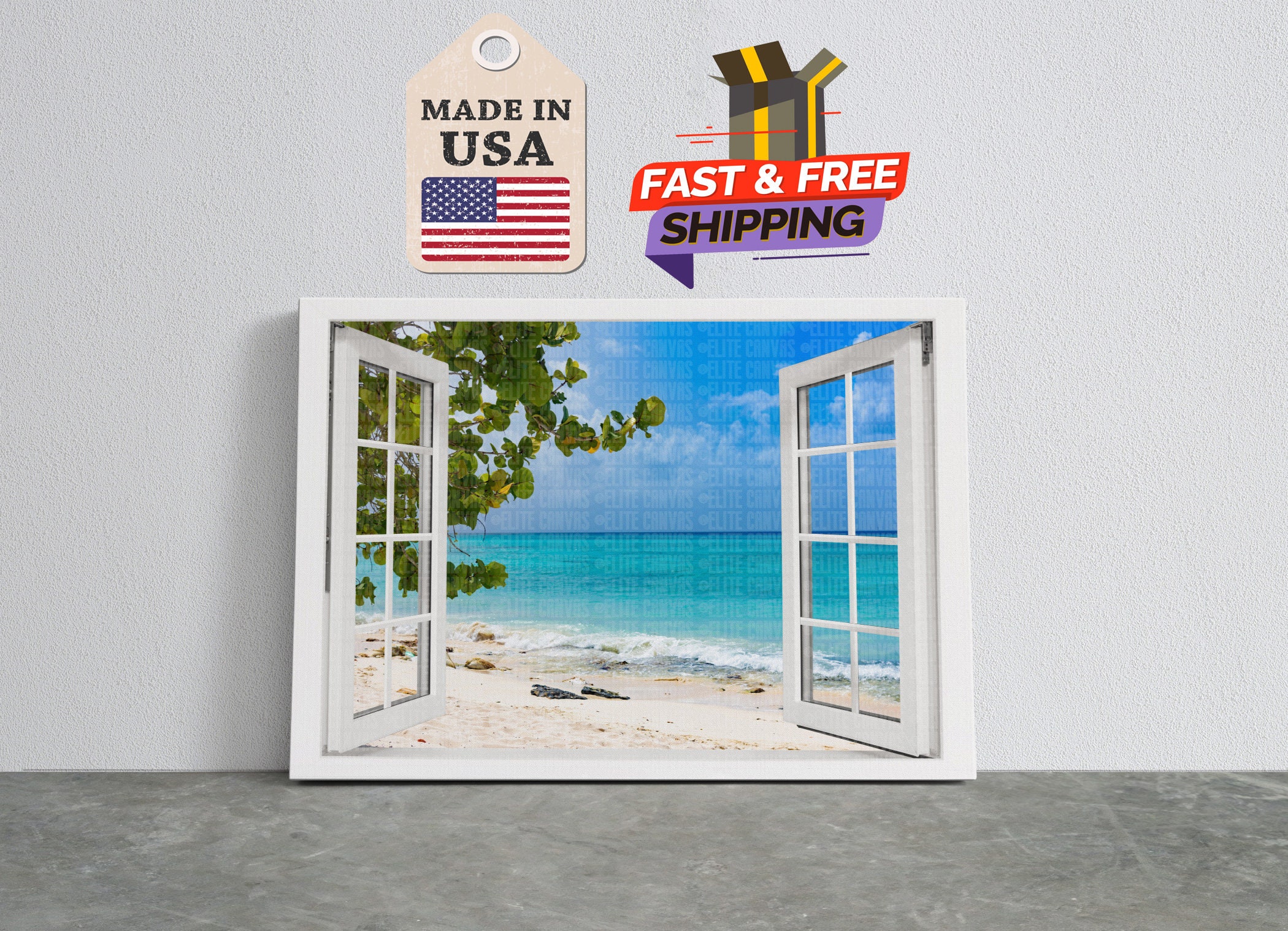 Window View Poster - Etsy