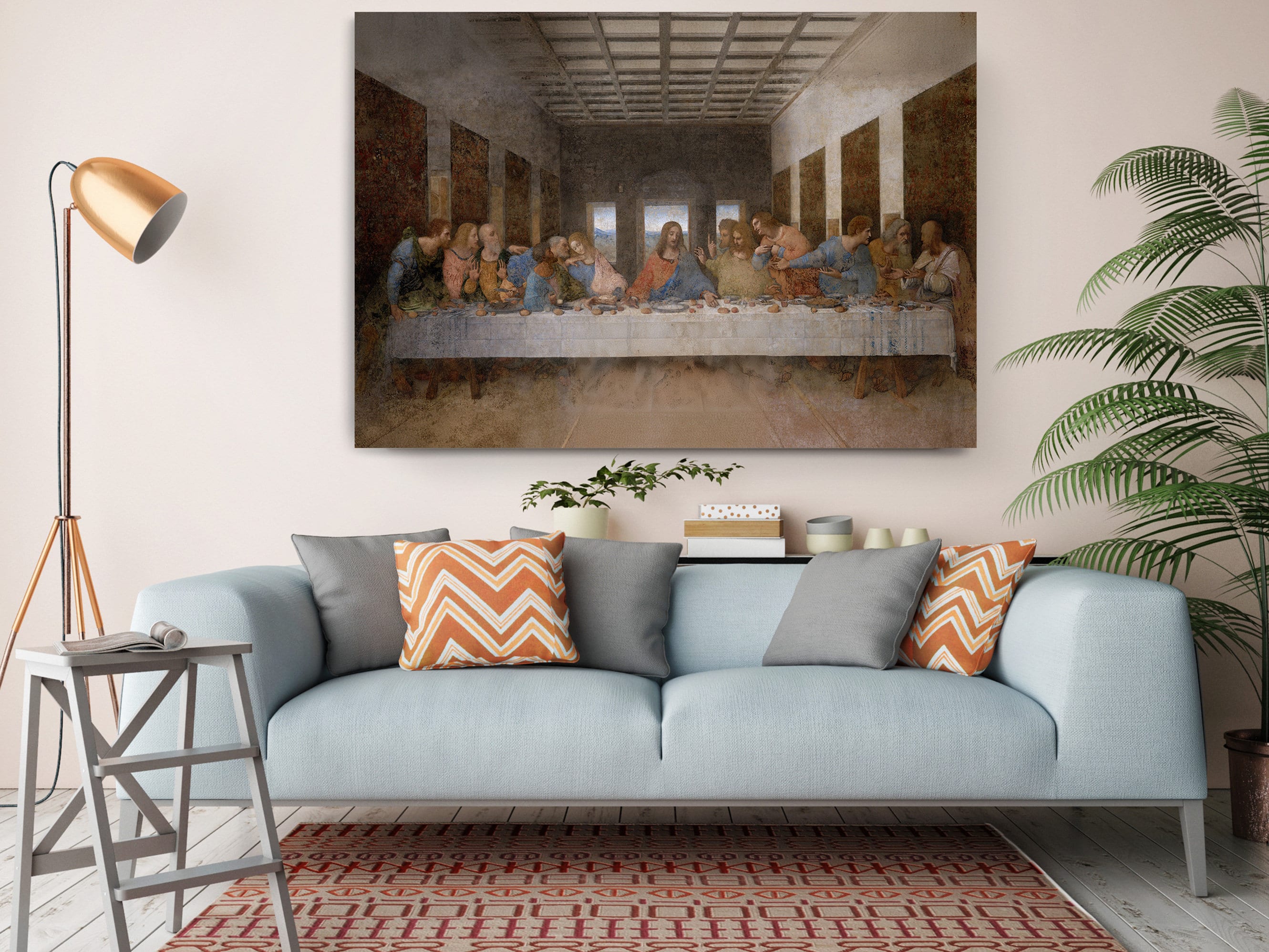 The Last Supper Canvas Print - Leonardo Da Vinci Reproduction - Museum ...