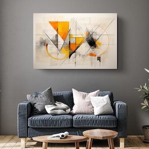 Avant Garde Abstract Artwork Modern Art Motivational Wall Canvas Print ...