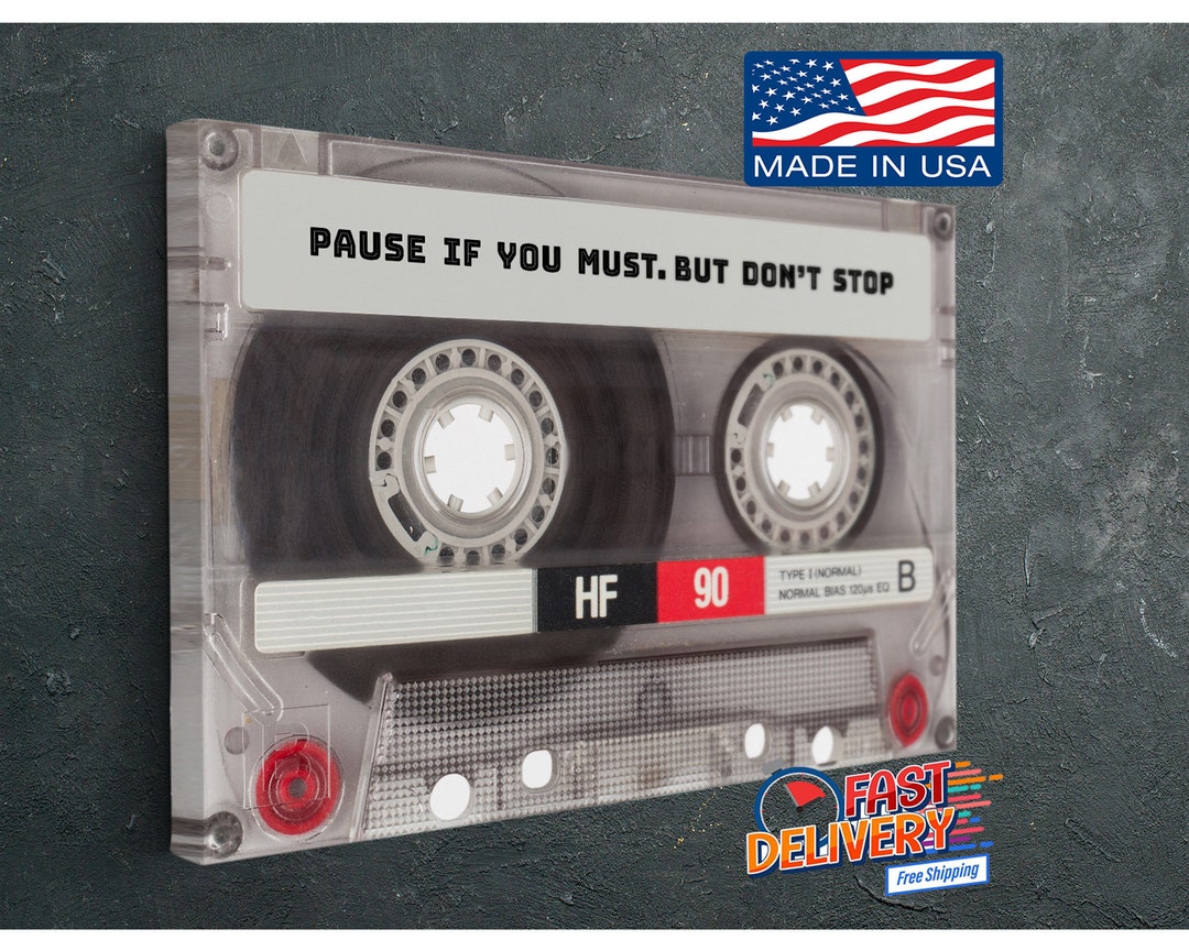 Pause but Don't STOP Motivational Quotes Wall Canvas Print Art Prints ...