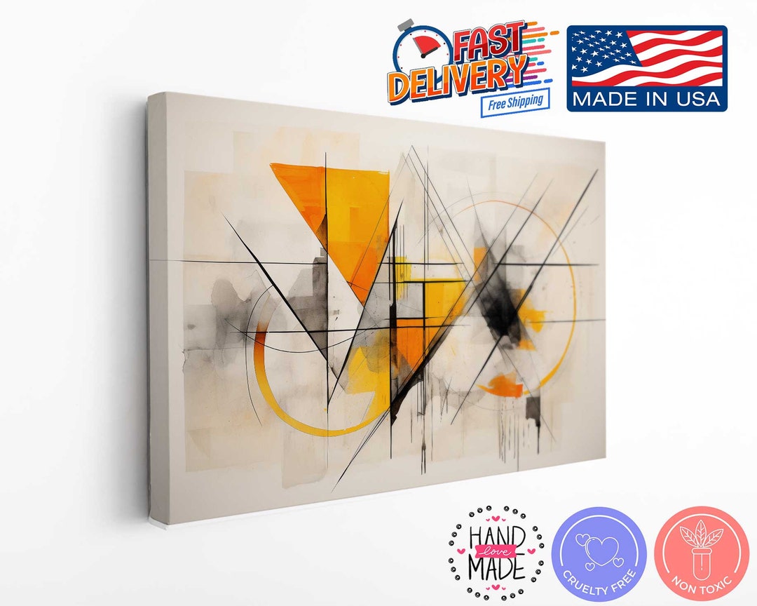 Avant Garde Abstract Artwork Modern Art Motivational Wall Canvas Print ...