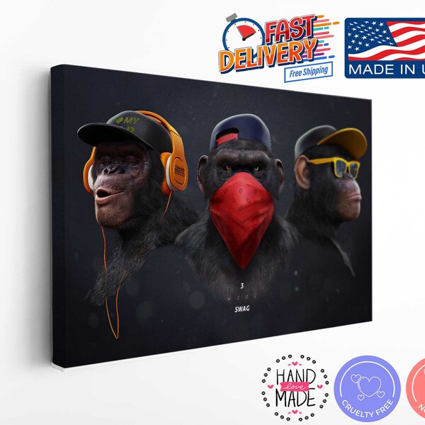 3 Wise Monkeys - Etsy