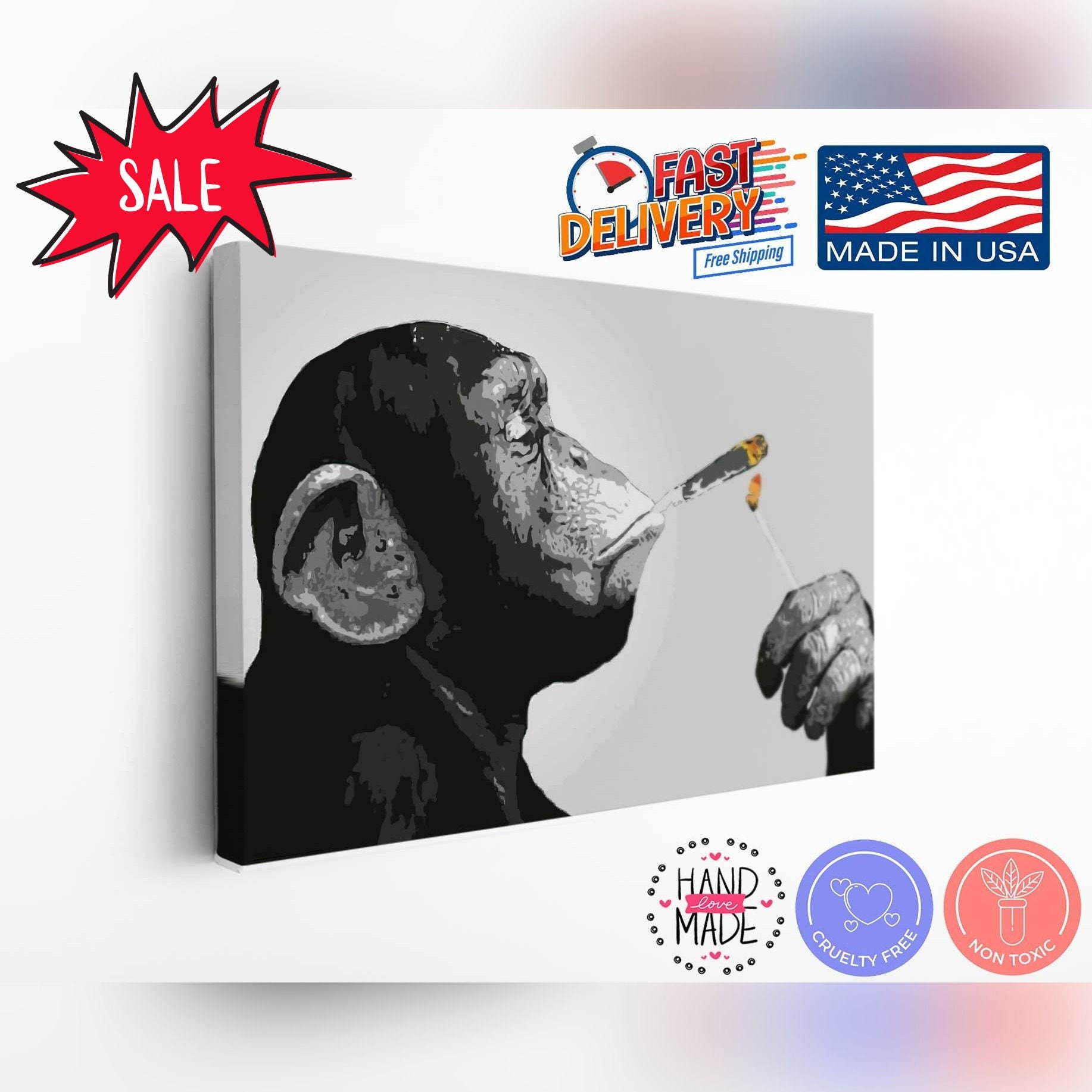 Funny Monkeys Smoking Weed