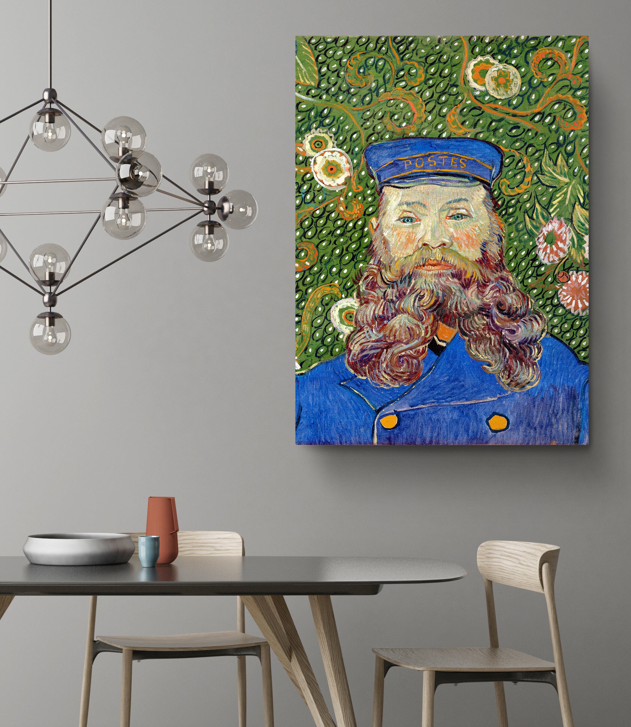 Vincent Van Gogh Portrait of the Postman Joseph Roulin - Etsy