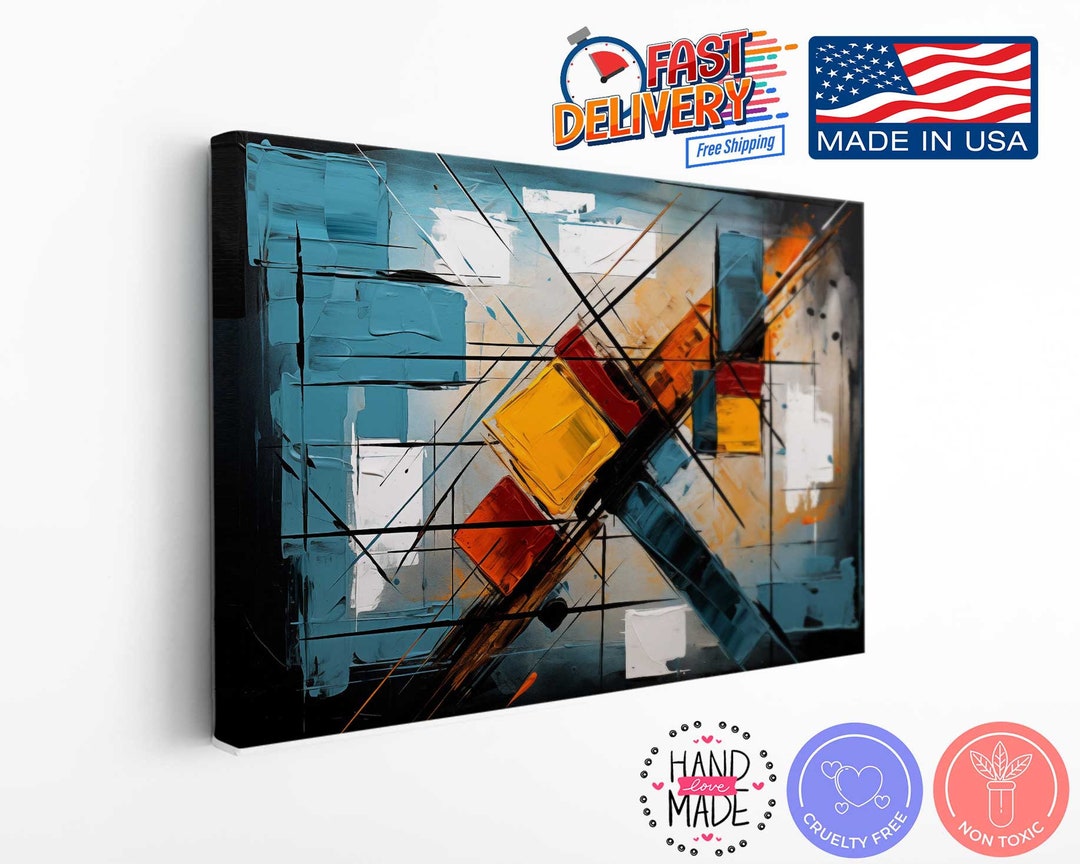 Blue Dream Artwork Modern Art Motivational Wall Canvas Print Art Prints ...