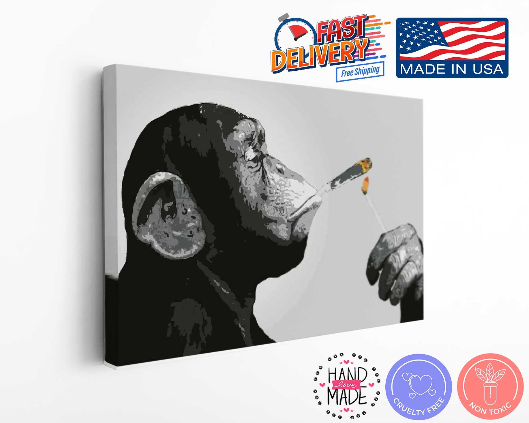 Funny Monkeys Smoking Weed