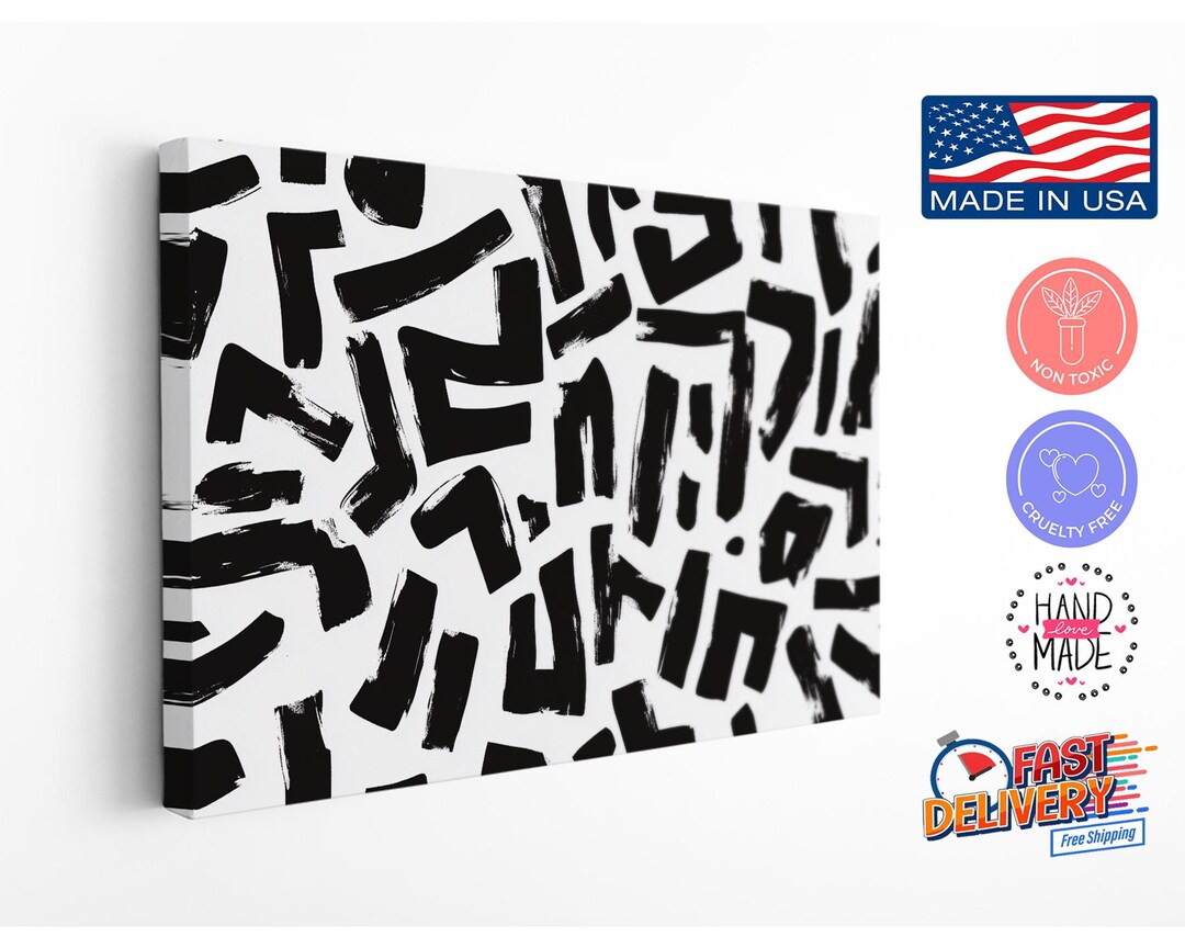 Glyphs Resembling an Undecipherable Script Battle-ready Painting-style ...