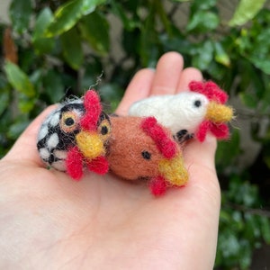 Made to Order: Needle Felted Chicken / Chicken / Felted Animal / Animal ...