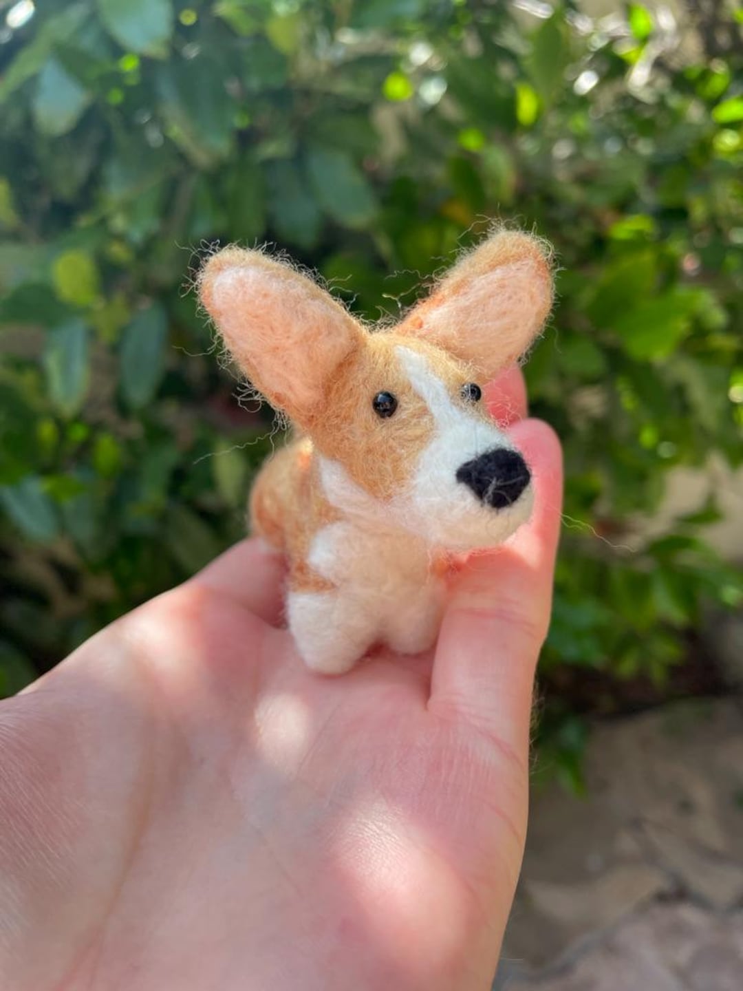 Mini Needle Felted Corgi / Mini Needle Felted Dog / Felted Dog / Dog ...