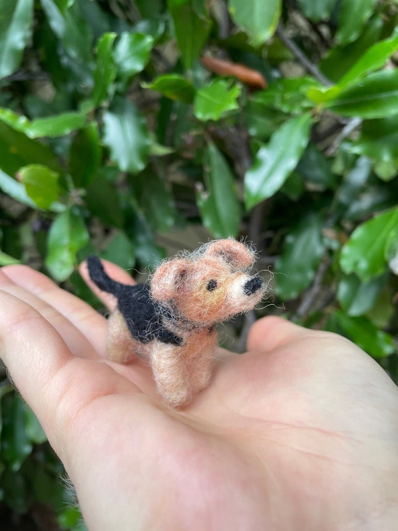 Custom Mini Needle Felted Dog / Made to Order / Handmade / Dog - Etsy