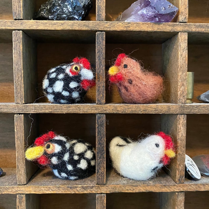 Made to Order: Needle Felted Chicken / Chicken / Felted Animal - Etsy