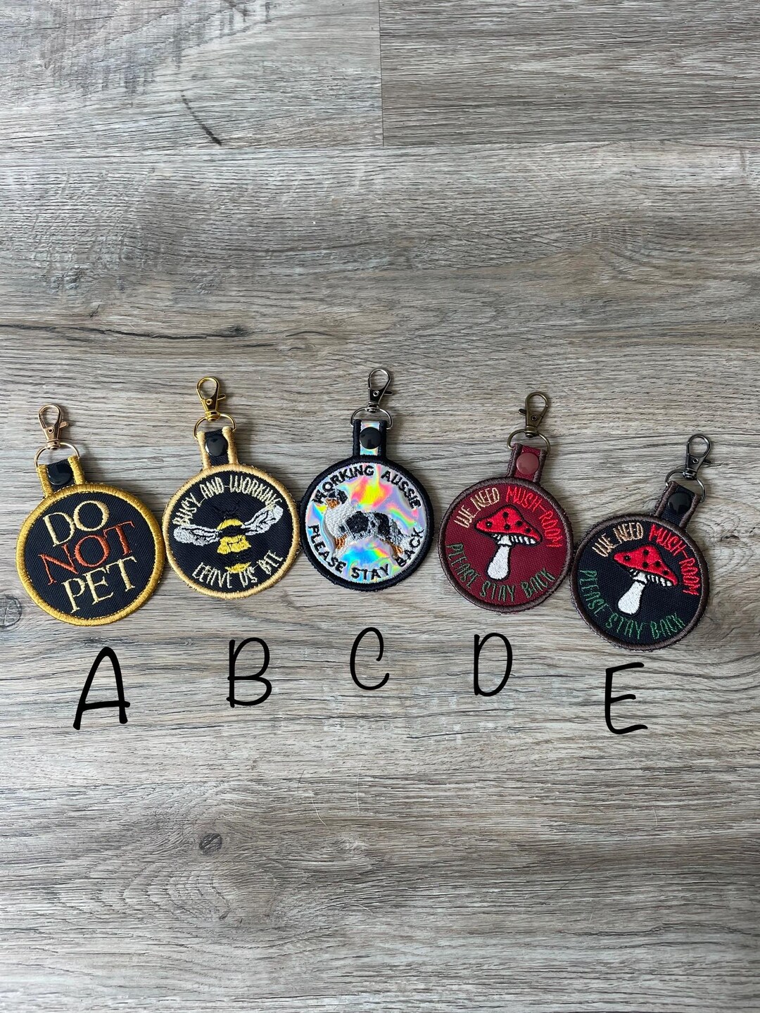 Embroidered Dog Patch Tabs / Working Dog Gear / Dog Gear / SD / Dog ...