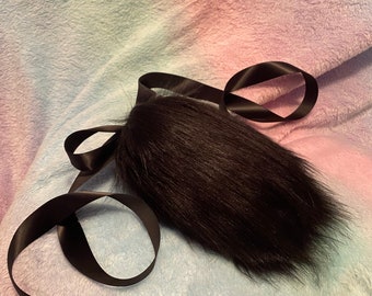 Custom Small Curled Tail Kawaii Costume Cosplay Pet Play Fury - Etsy