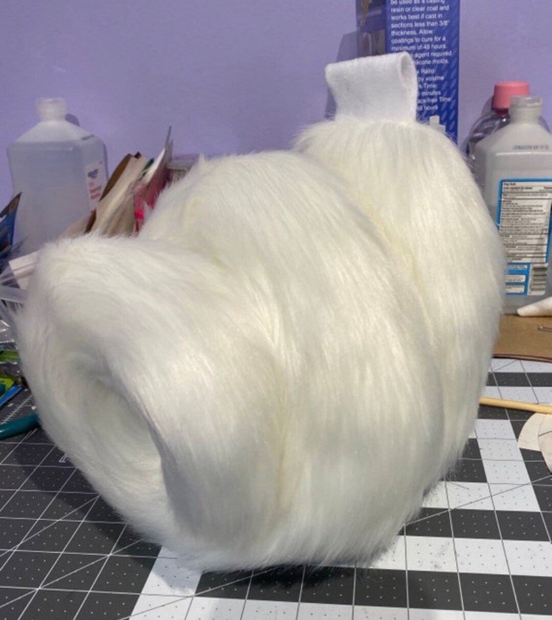 Cinnamoroll Tail Cosplay Cinnamon Roll Super Curly Nub Spring Swirl Dog ...