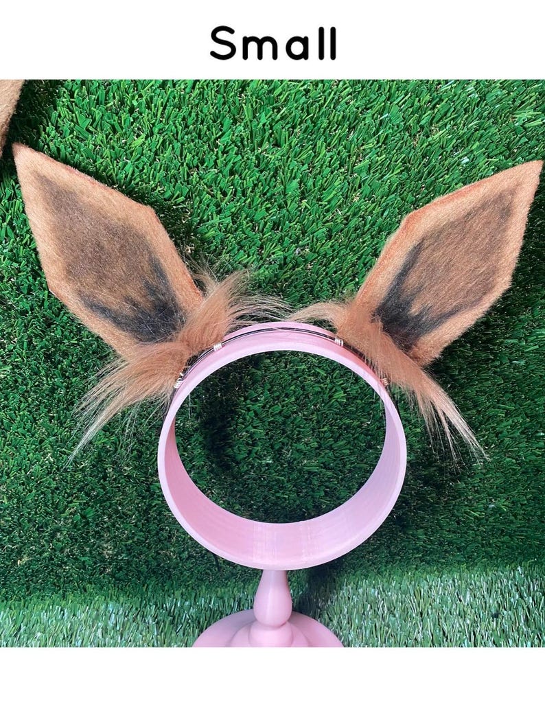 Eevee Ears Tail Mane Set Cosplay Costume Pokémon Furry Therian Petplay ...