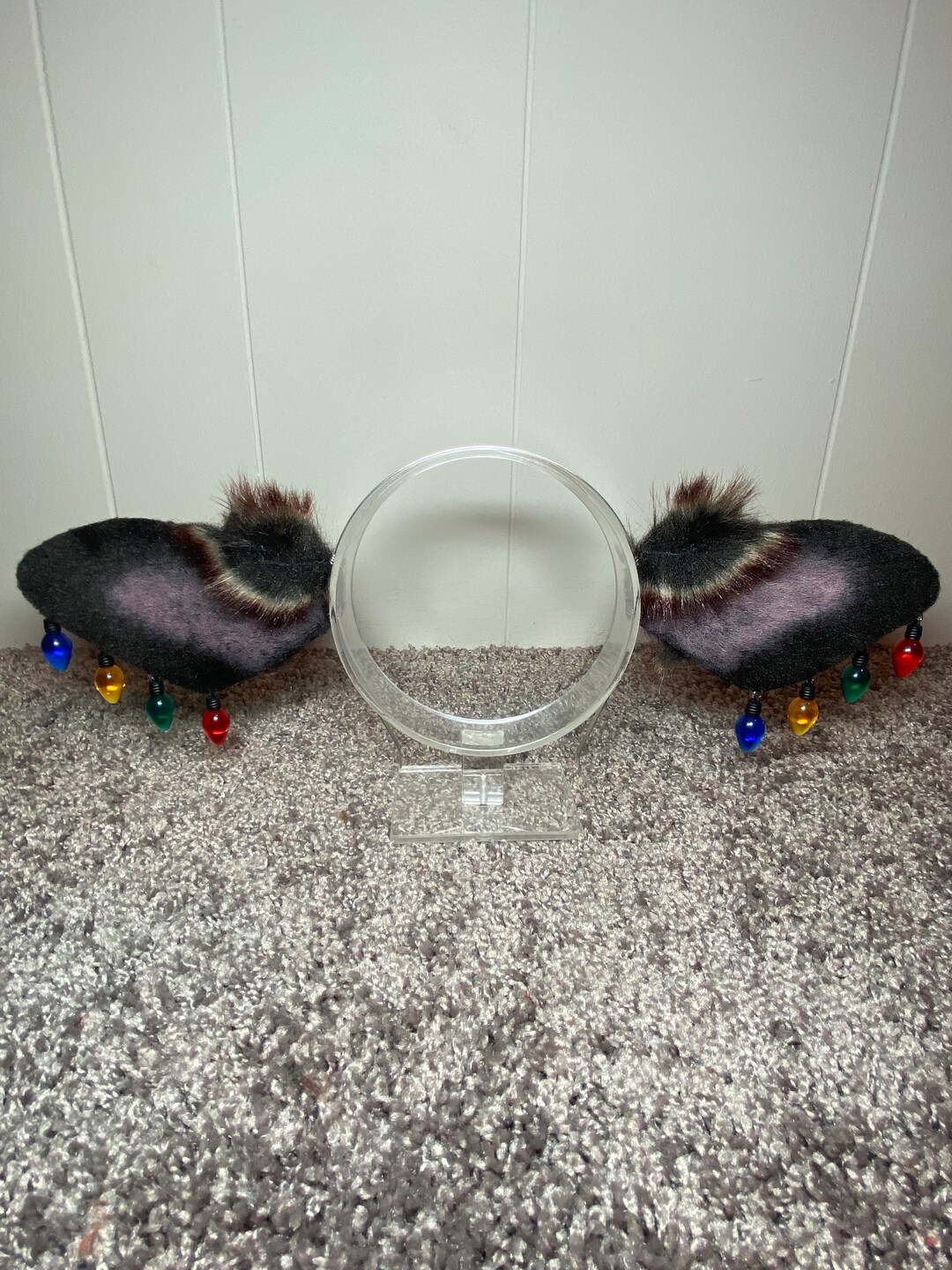 Christmas Lights Cow Ears Furry Petplay Pet Play Ddlg Bdsm Costume ...