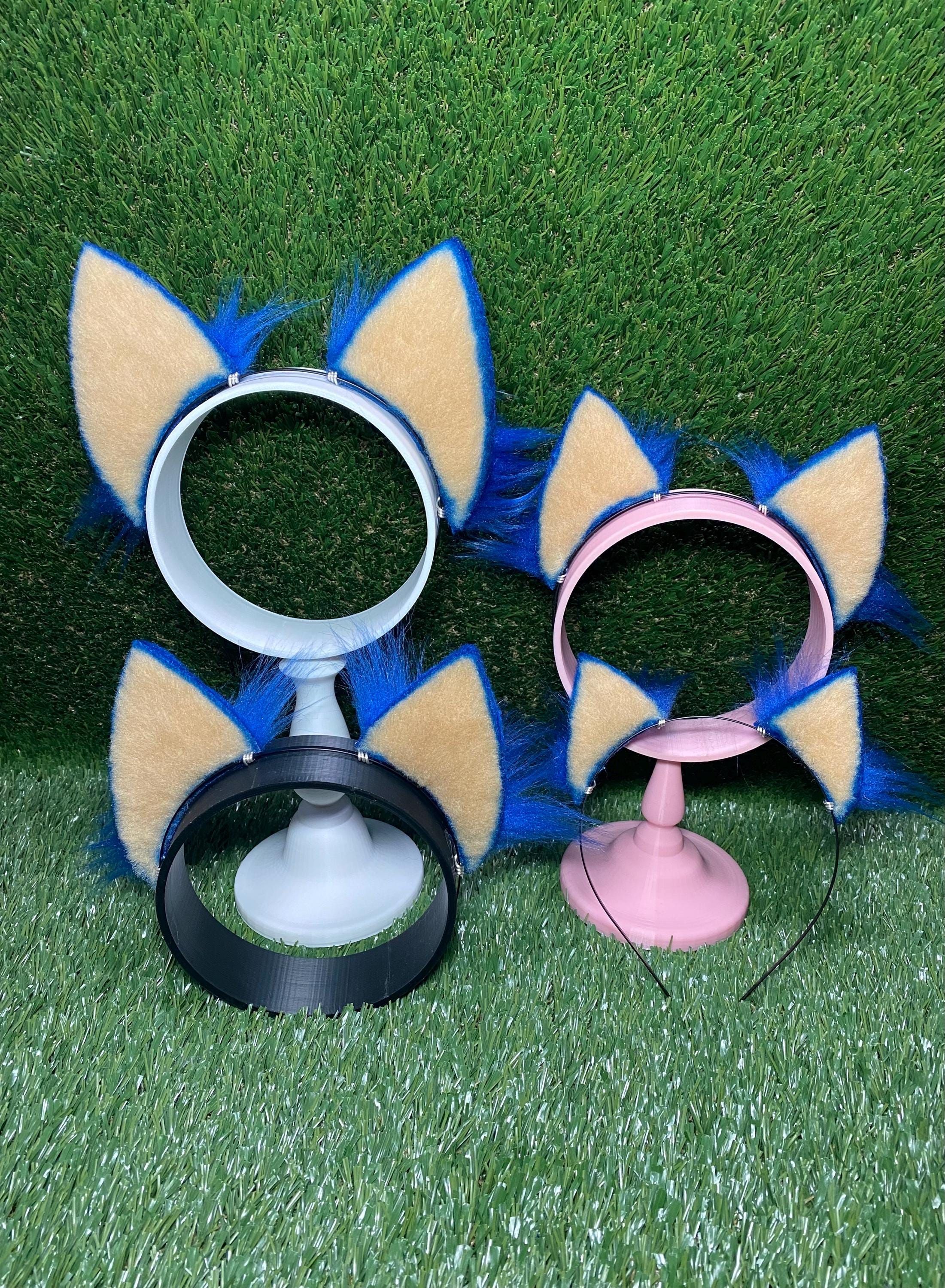 Sonic Ears and Tail Cosplay Costume Sonic the Hedgehog Pet Play Petplay ...