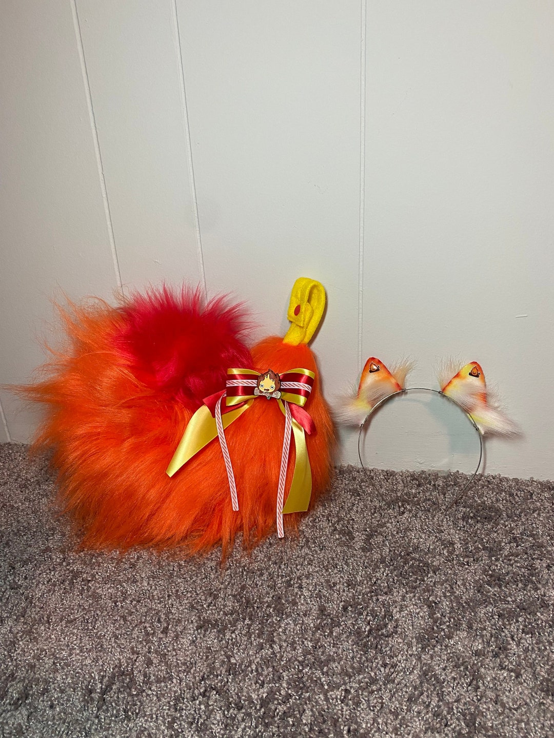 Calcifer Themed Puppy Set Howl’s Moving Castle Halloween Cosplay Ddlg ...