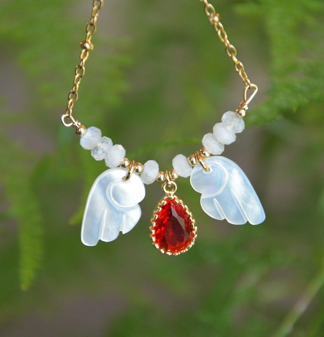 Chimera Falin Touden Inspired Wing Necklace Dungeon Meshi Inspired - Etsy