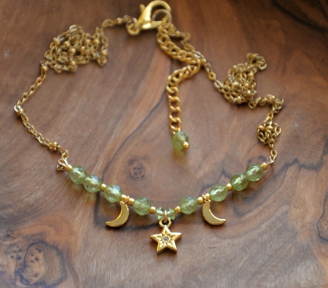Coco Witch Hat Workshop Inspired Peridot Necklace - Etsy