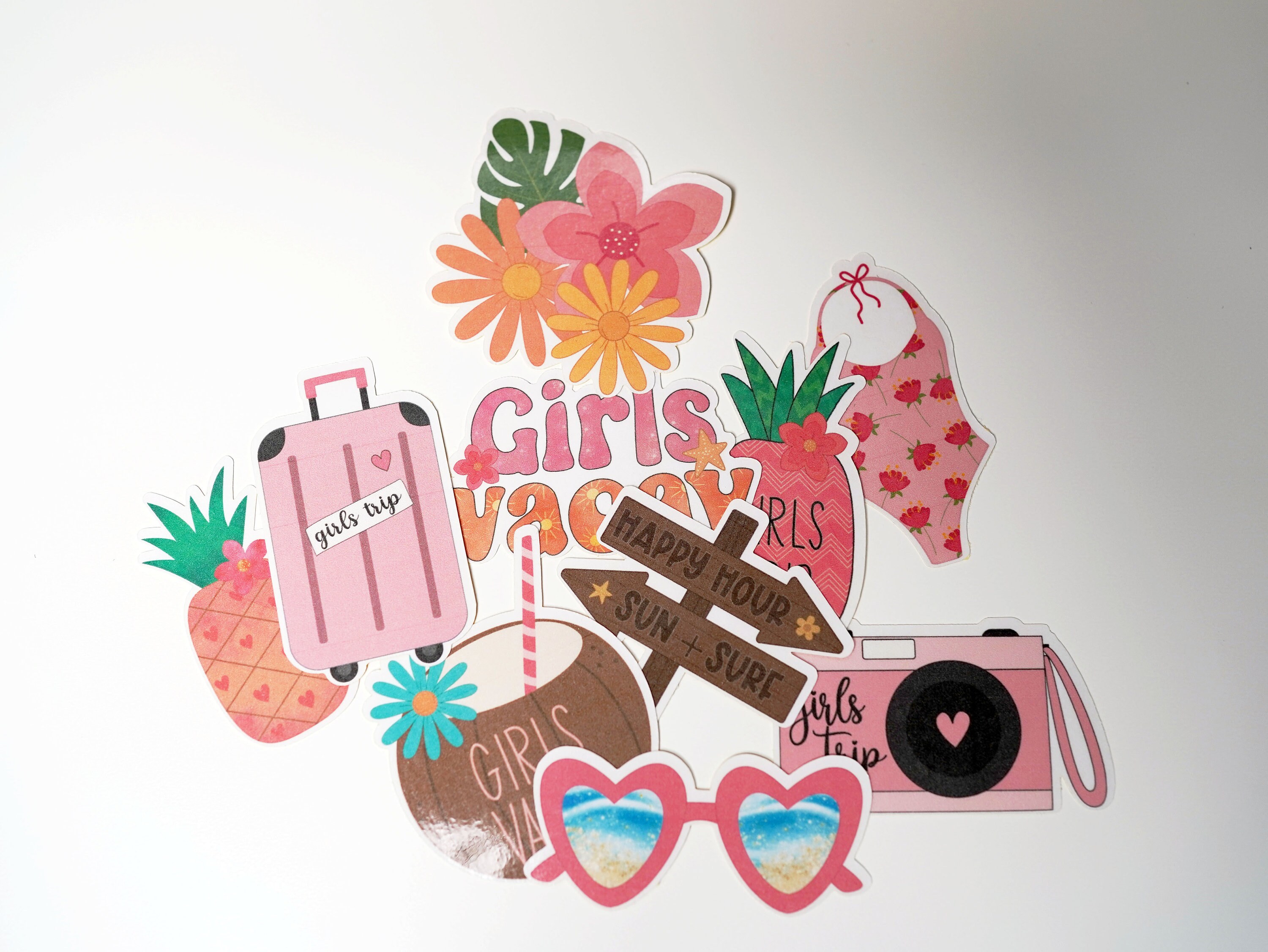 Girls Trip Stickers Set | for Unforgettable Getaways and Lasting ...