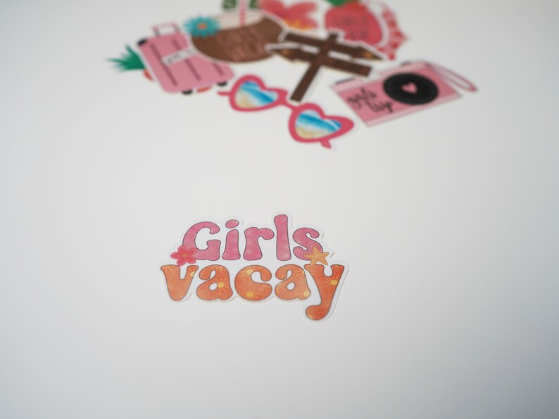 Girls Trip Stickers Set | for Unforgettable Getaways and Lasting ...
