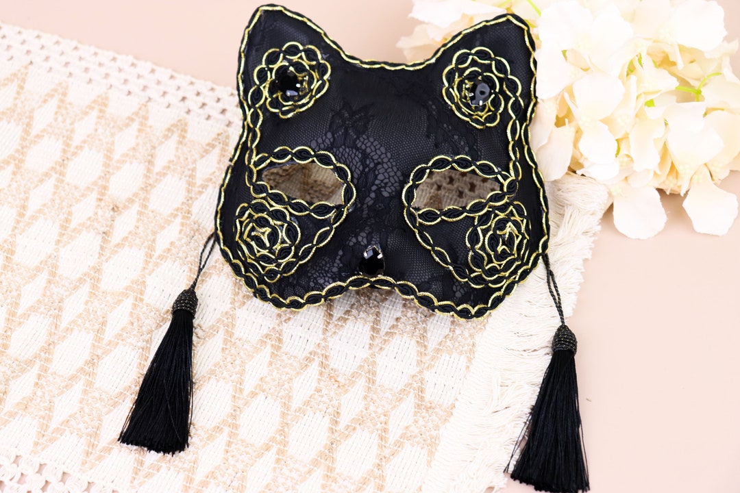 Masquerade Mask, Venetian Mask, Adult Dance Lace Mask, Black Lace Mask ...