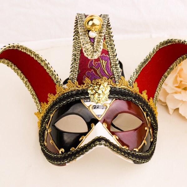 Venetian Clown Mask - Etsy