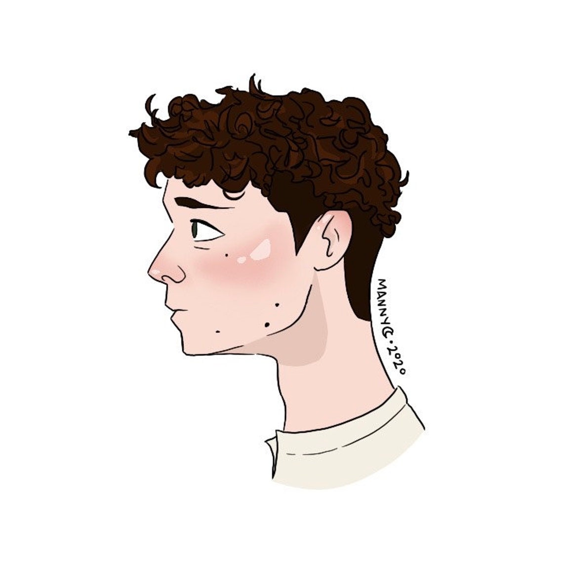 A Cute Girl is A Cute Girl--gilbert Blythe Sticker Anne With an E Cute ...