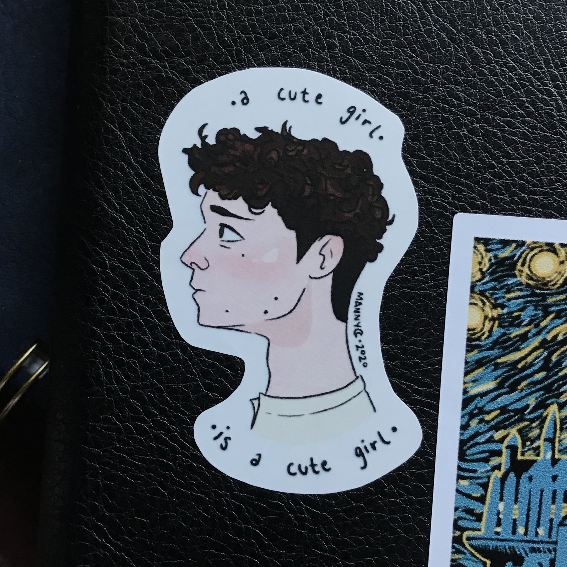 A Cute Girl is A Cute Girl--gilbert Blythe Sticker Anne With an E Cute ...