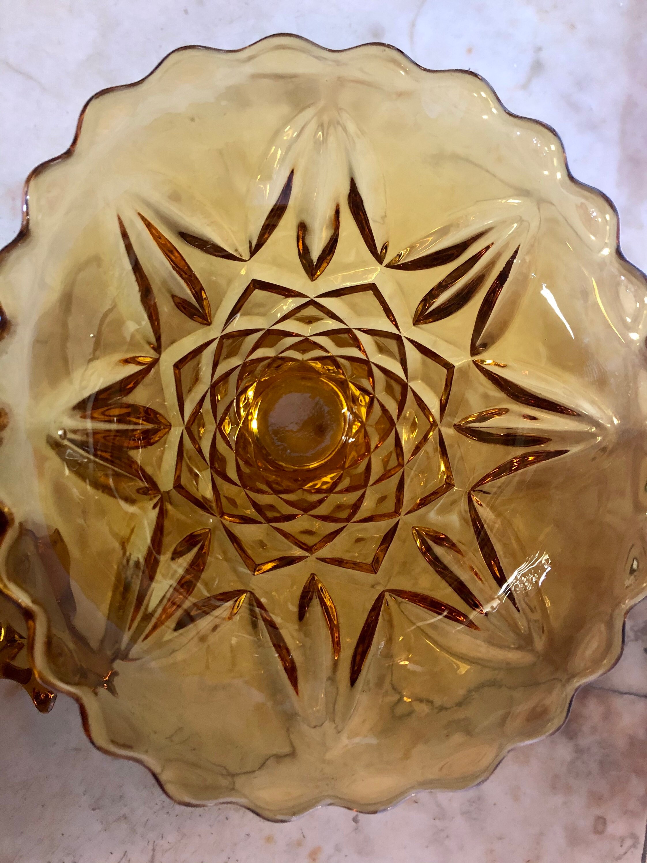 A 1950’s Sowerby Glass Vase - Etsy