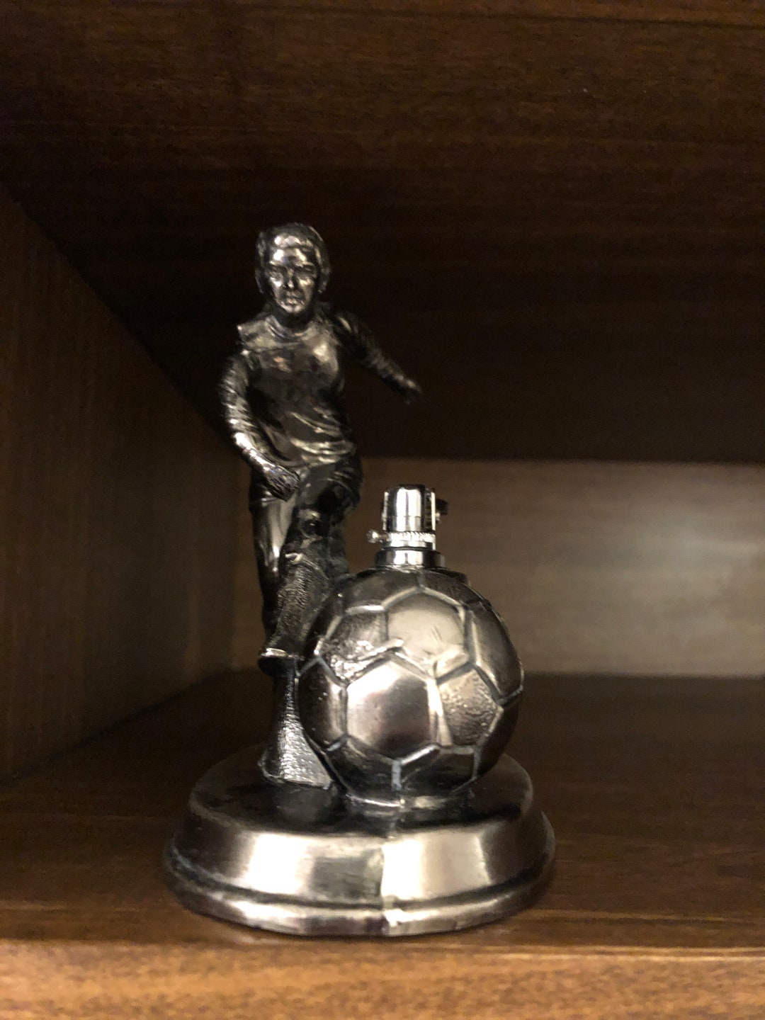 Footballer/ Soccer Player Gas Vintage Table Lighter - Etsy