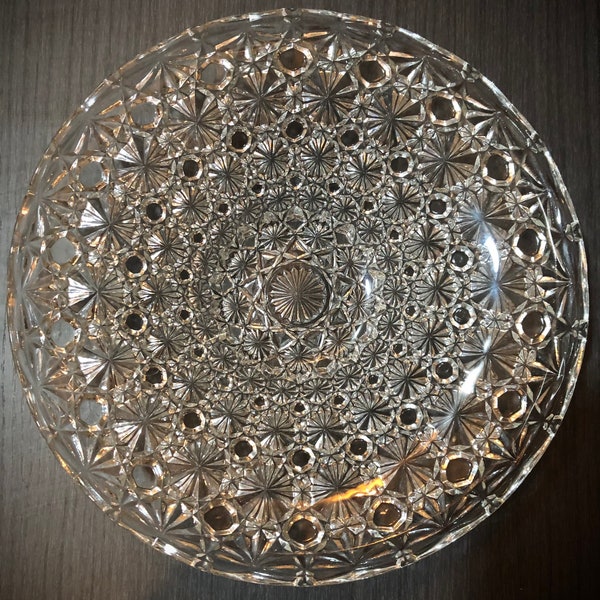 Vintage Glass Plates - Etsy
